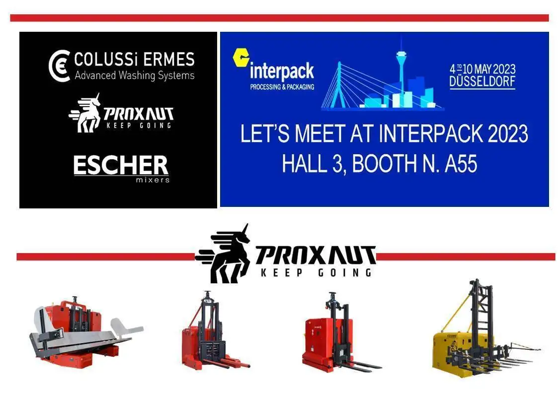 Interpack 2023 Dusseldorf | 4-10 May 20-23 | AGV Automated Guided Vehicles